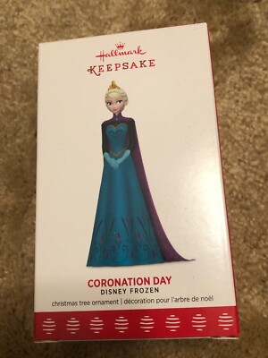 2017 Frozen Disney Hallmark Keepsake Ornament Queen Elsa Coronation Day ...