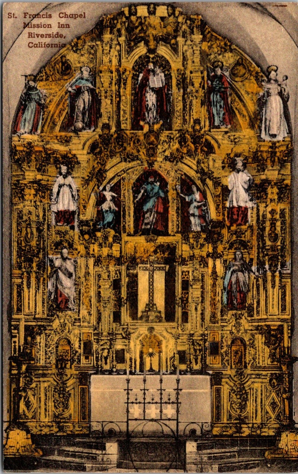 Francis Chapel Mission Inn Riverside California Postcard | eBay