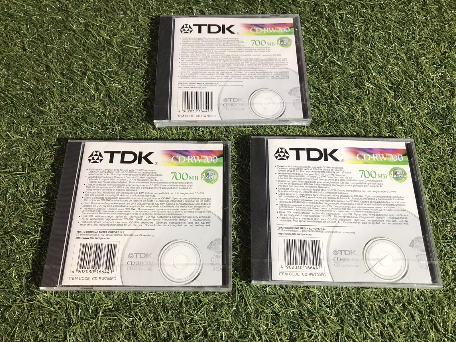 3 X TDK Cd-rw 700mb / 80 Minutes Rewritable CDs in JEWEL Cases for sale ...