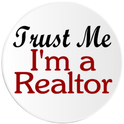 Trust Me I'm A Realtor - 3 Pack Circle Stickers 3 Inch - Real Estate ...