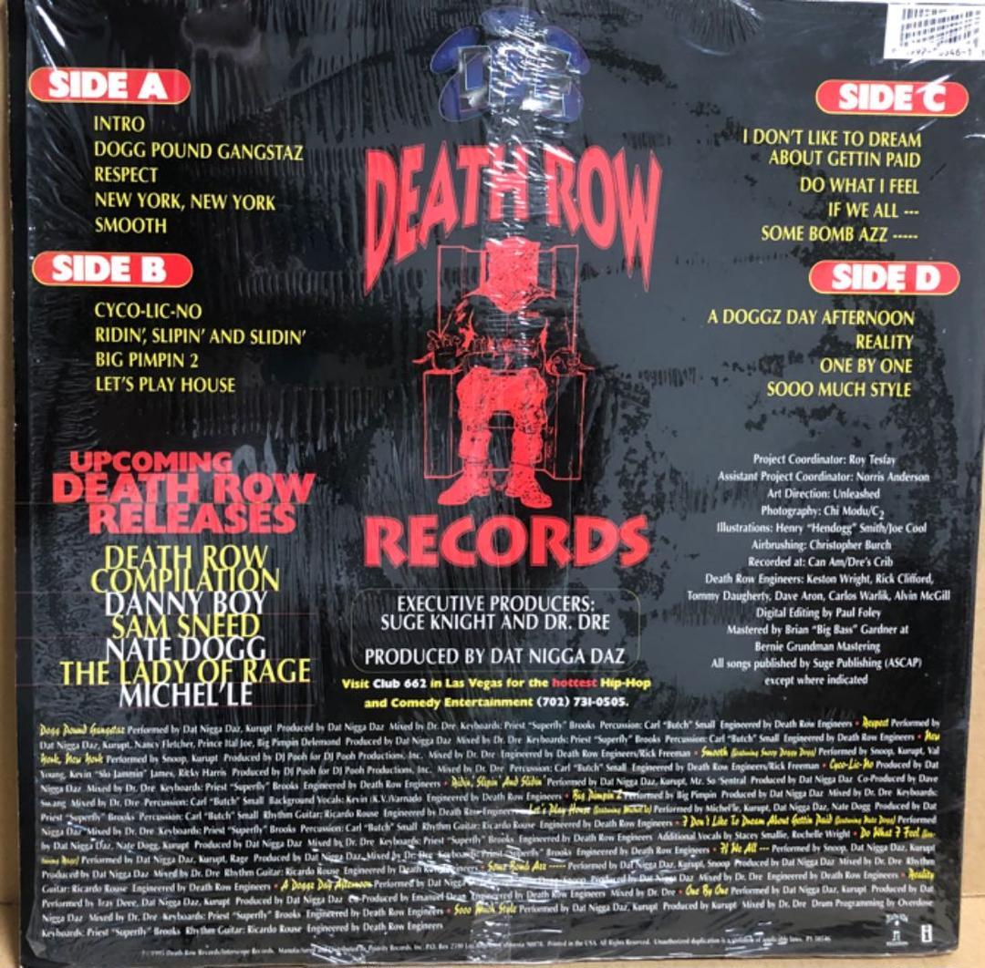 Tha Dogg Pound / Dogg Food 12" Vinyl 1995 US Original 2LP Death Row ...