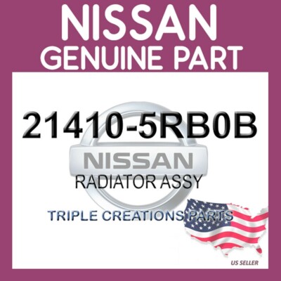 Genuine Nissan OEM 21410-5RB0B RADIATOR ASSY 214105RB0B | eBay