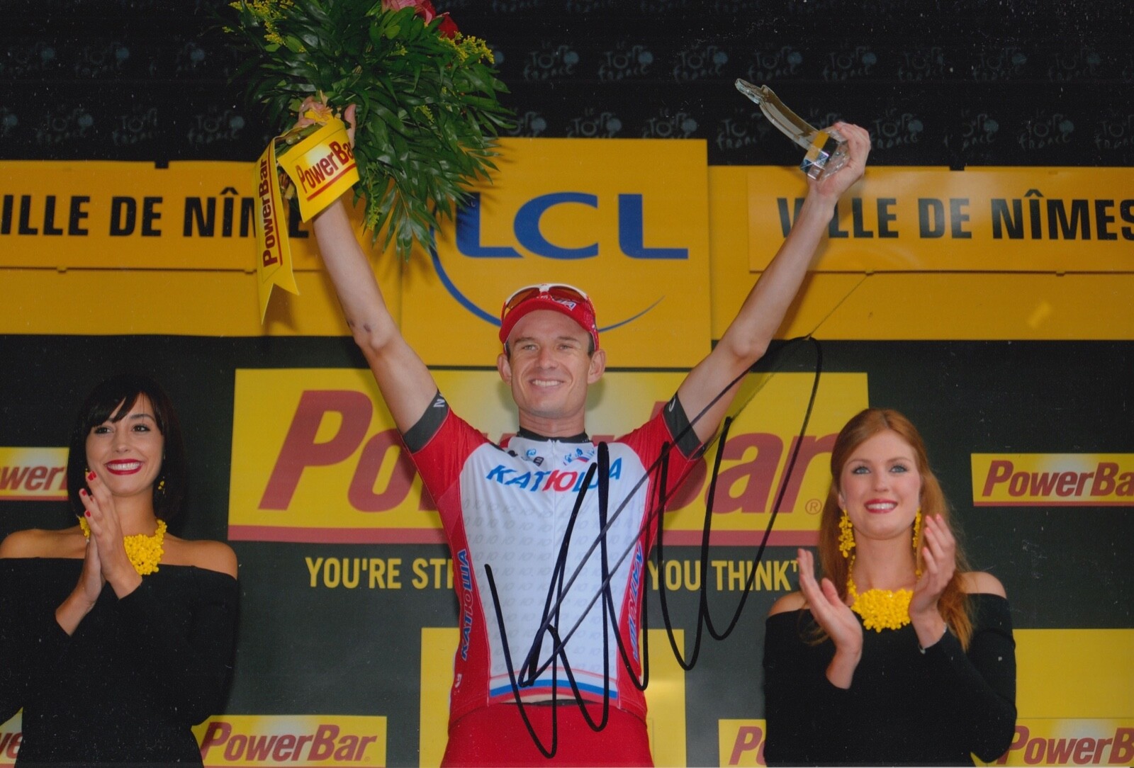 ALEXANDER KRISTOFF HAND SIGNED 12X8 PHOTO CYCLING AUTOGRAPH TOUR DE ...