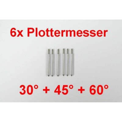 6x Plottermesser SET 30° 45 ° 60° für Roland Helo Secabo uvm Plotter Schneideplo | eBay.de
