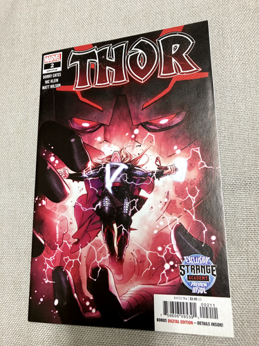 THOR #2 (Marvel 2020) First Printing, Fine, Black Winter Strange Academy Preview | eBay