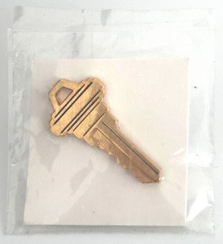 Vintage Miniature Gold Key Shaped Locksmith Realtor Lapel Pin | eBay