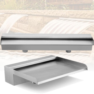30cm 60cm Stainless Steel Water Blade Cascade Pond Waterfall Blade ...