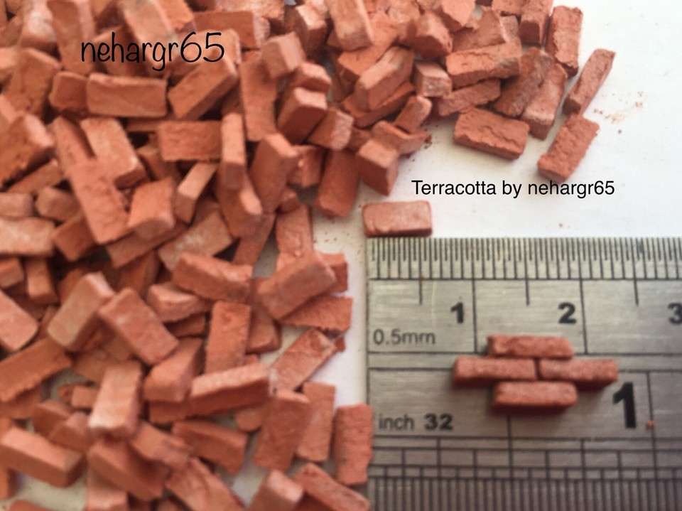 1:56, 1:48 & Urban Rubble Brick Models 150x4 (600+6mm). Ideal 40k 28mm ...