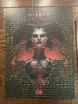 Diablo 4 IV - Dev Team Signed Poster - Poster Print | eBay