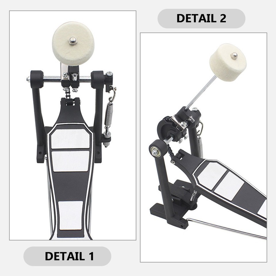 2 Pcs Double Hammer Head Bass Percussion Instruments Sticks Kick Pedal ...