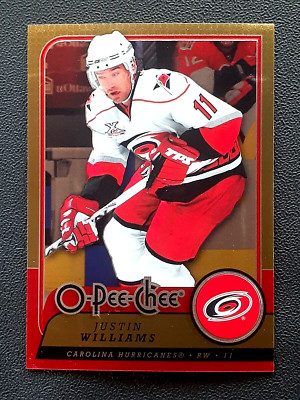 JUSTIN WILLIAMS 2008-09 O-PEE-CHEE METAL 08-09 NO 110 59566 | eBay