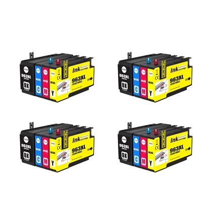 Ink For HP OfficeJet Pro 9012 Printer 963XL Full Set cartridges ...