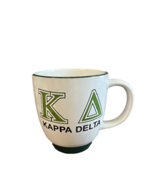 Kappa Delta 16 oz Tall Ceramic Coffee Latte Cappuccino Mug NOS | eBay