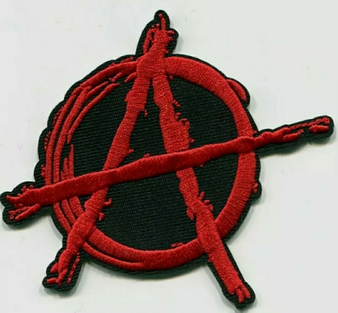 Anarchy Patch - Embroidered Logo Softbal/Baseball Patch Iron on or Sew ...