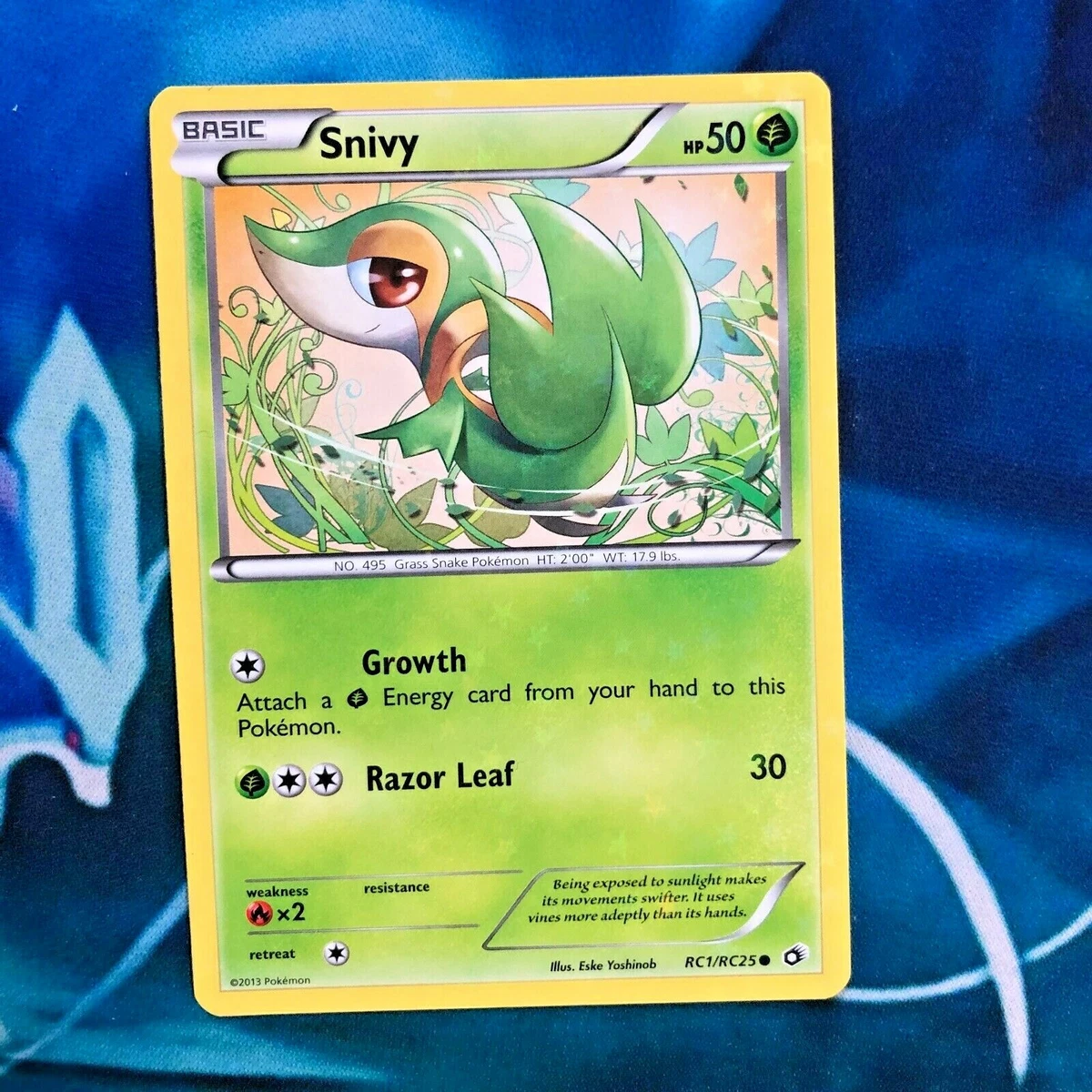 Snivy Ex Card