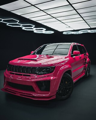 JEEP GRAND CHEROKEE 14-23 SRT OR TRACKHAWK FRONT BUMPER WITH LIP+GRILL ...