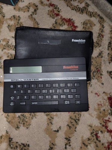 Franklin computer Spell Master Black Model SA - 103 A used | eBay
