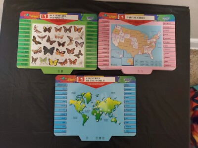 Vintage 1992 VTech Smart Play World Wizard 30 Double-sided Cards Only ...