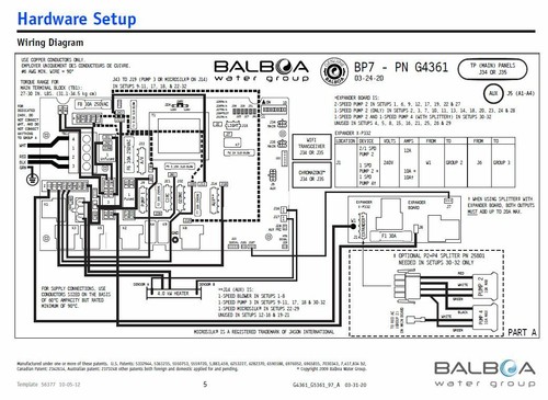 Balboa® BP spa pack with 5.5kw heater G5361, support up to 4pumps over ...