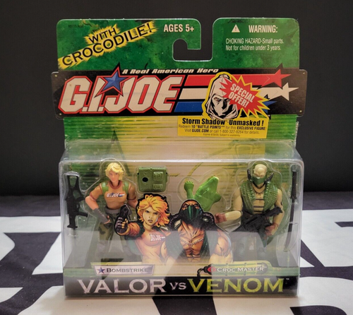 Bombstrike & Croc Master 2004 G.I. JOE COBRA vs Cobra Valor Venom ...