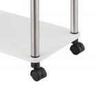 Small Mobile Laptop Printer Cart Rolling Computer Stand Desk Office ...