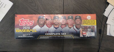 2020 Topps Baseball Complete Set Retail Factory Box (Orange Box) Target ...
