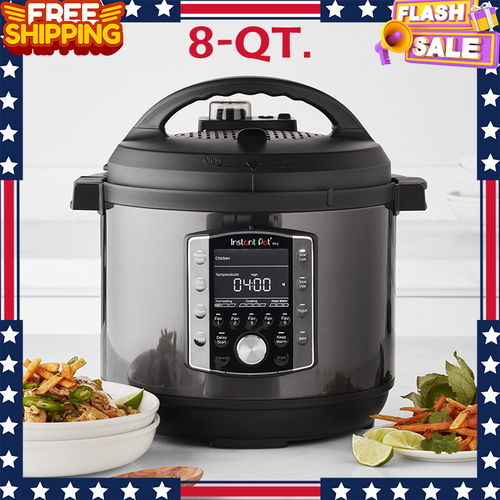 Instant Pot Pro 8-Quart Multi-Use Electric Pressure Cooker, Slow Cooker ...
