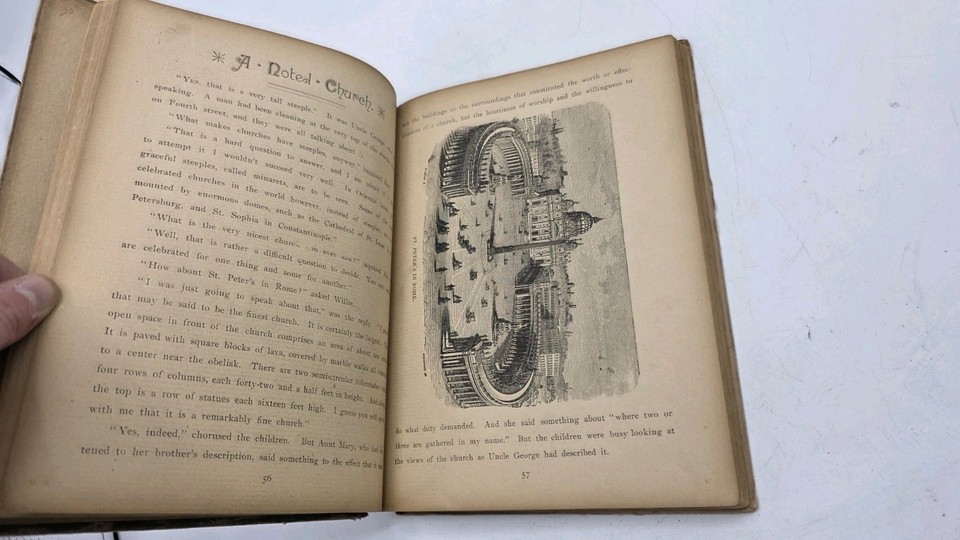 Brothers & Sisters Antique Victorian Childrens Book 1898 Christmas E A ...