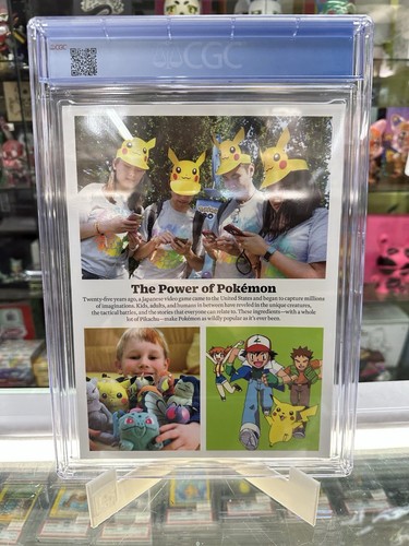 Time Pokemon Magazine Charmander CGC 9.8 Highest Grade Ever Given Pop ...