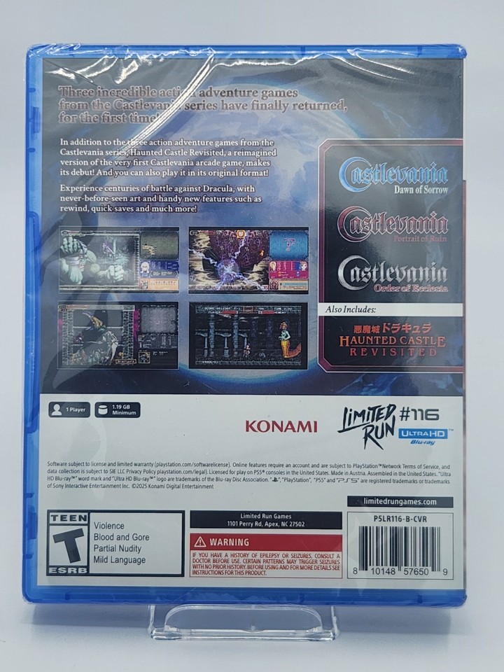 Castlevania Dominus Collection: Portrait of Ruin PS5 Brand New Game ...