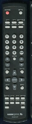 GENUINE Hannspree RC00121P Remote Control - Tested & Working - FREE ...