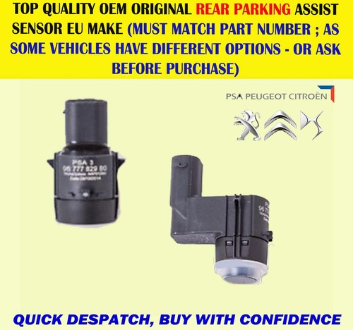 NEW REAR PARKING SENSOR CITROEN C3, DS3 09-PEUGEOT 3008 5008 9677782980 ...