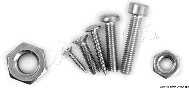 OSCULATI Self tapping crosshead screw 5.5x38 AISI 316 316.7982/5.5X38 ...