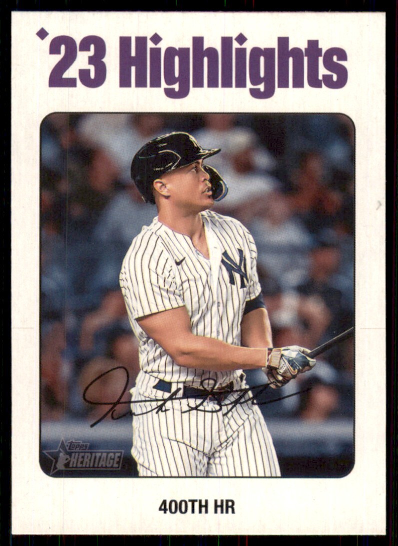 2024 Heritage White Border #3 Giancarlo Stanton - New York Yankees | eBay