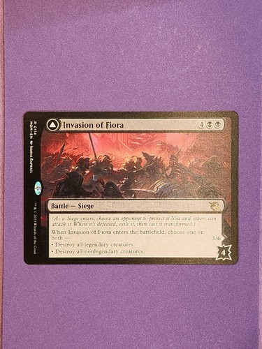 MTG - Invasion of Fiora - Regular Rare Battle Siege - MOM 0114 - Pack ...