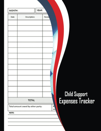 Child Support Expenses Tracker: Child Support Expenses Log Book for ...