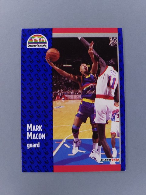 1991-92 Fleer - #276 Mark Macon (RC) for sale online | eBay