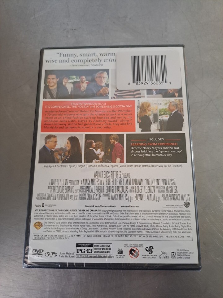 The Intern (DVD, 2015) NEW SEALED 794043179464| eBay