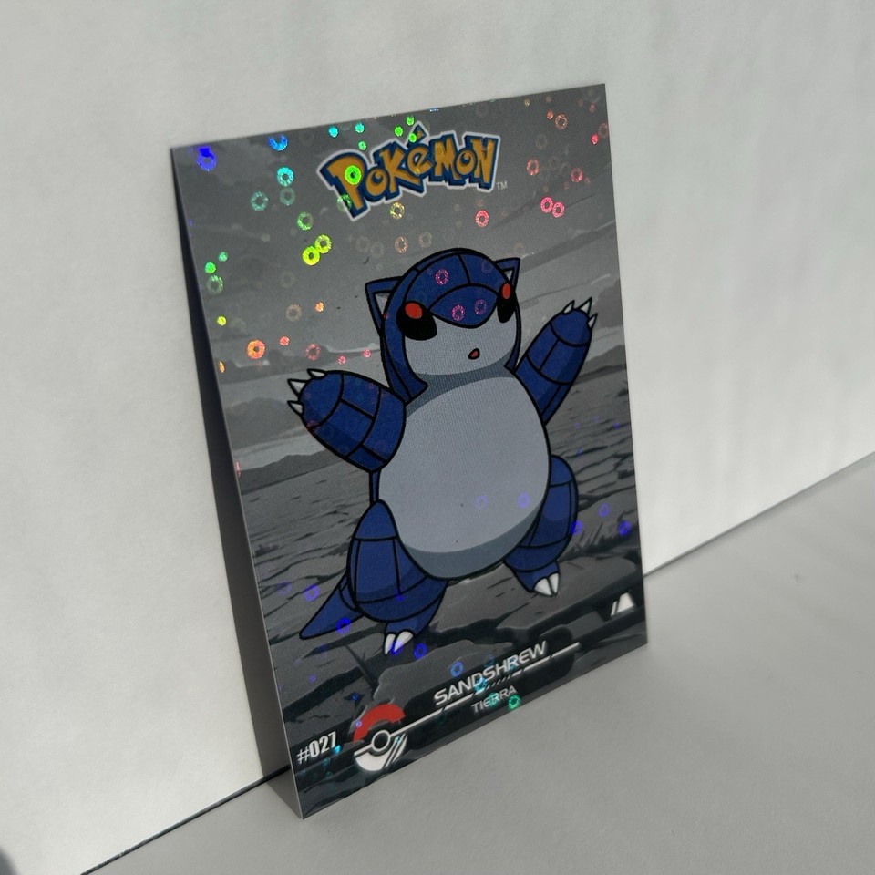 Pokemon Peru Black Dark Sandshrew #027 Confetti Holo Card 2025 | eBay
