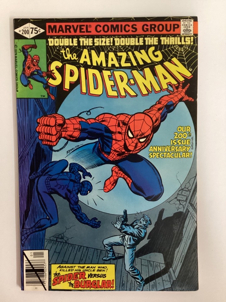 THE AMAZING SPIDER-MAN #195-200~Origin & 2nd App. BLACK CAT! (1979-80 ...