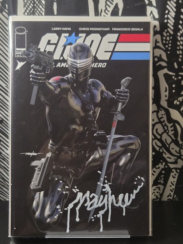 DRIP SIGNATURE WITH COA GI JOE A REAL AMERICAN HERO #304 MIKE MAYHEW ...