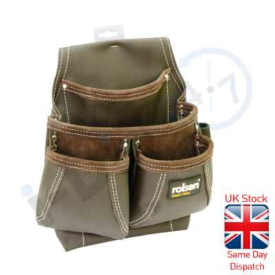 Rolson Farmer's Tool Belt Leather Oil Tanned Leather | eBay