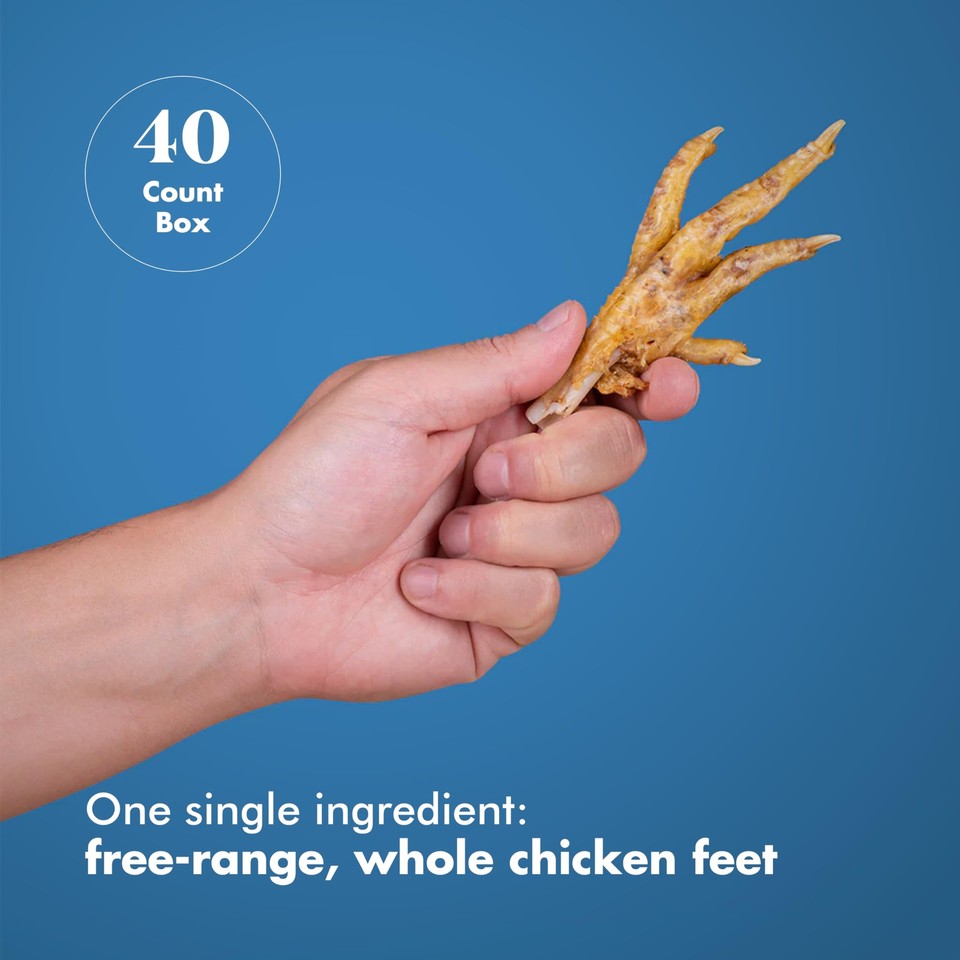 King Lou Pets - Whole Chicken Feet for Dog - Dog Treats Small Dogs to ...