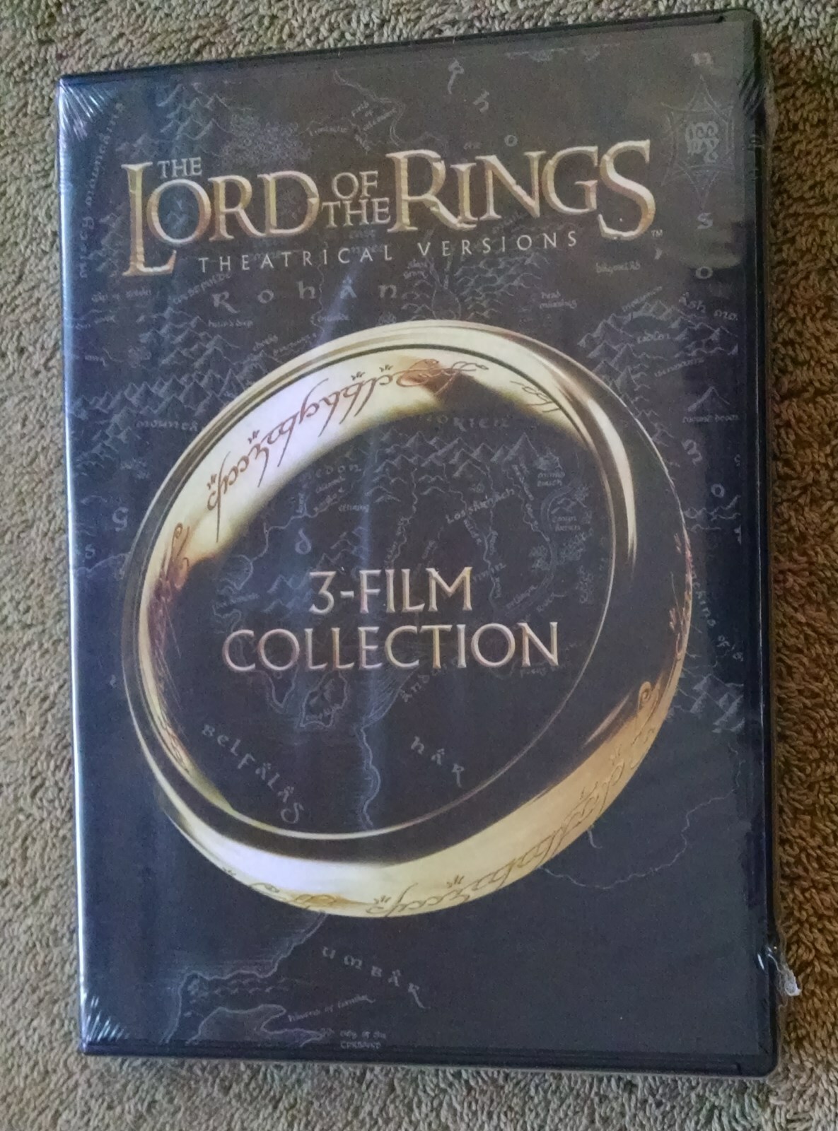 The Lord of the Rings 3-Film Collection New/Sealed DVD Theatrical ...