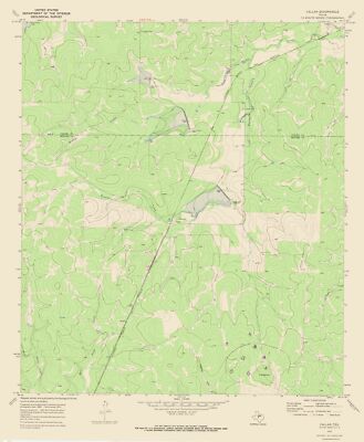 Topographical Map - Callan Texas Quad - USGS 1970 - 23 x 28 - Vintage ...