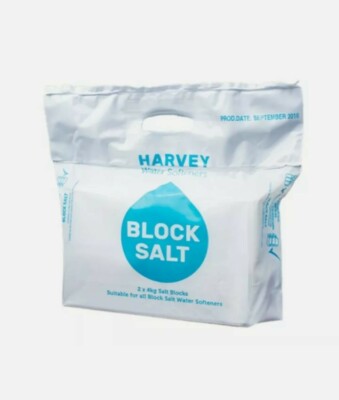 COLLECTION ONLY 10 pack Harvey Water Softener block salt 2 × 4kg blocks ...