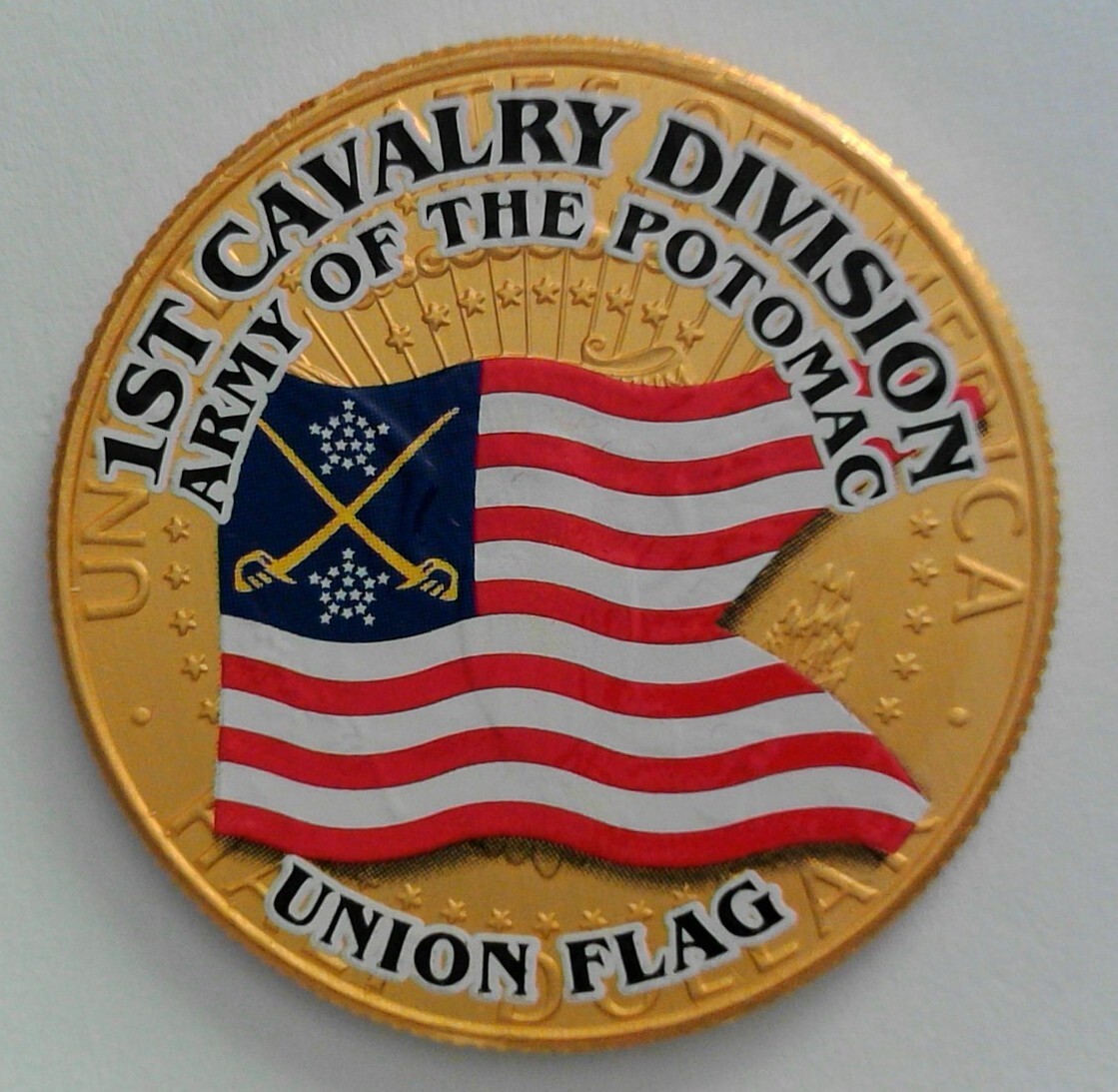 Civil War Union Battle Flag