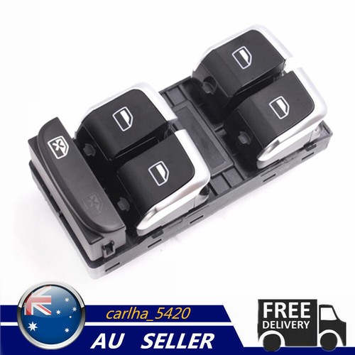 Chrome Power Master Window Switch Driver Side For AUDI A4 B8 A5 Q5 ...
