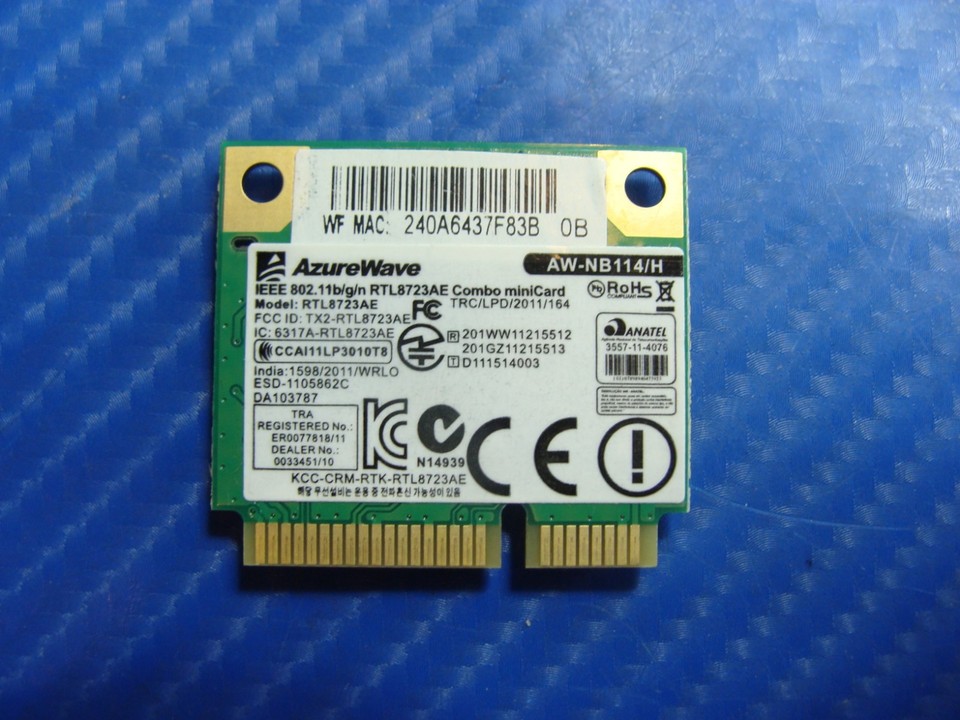 MSI Whitebook MS-16GC 15.6" Genuine Laptop WiFi Wireless Card RTL8723AE ...