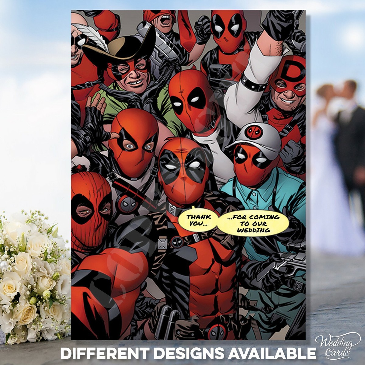 Spider Man Wedding Invitation